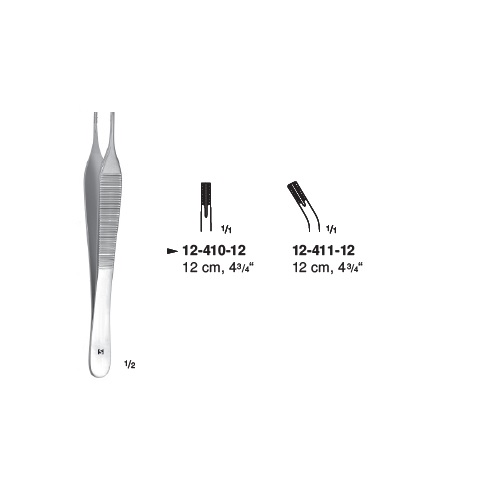 Adson Brown Delicate Tissue Forceps 12-410 – Kapa Care